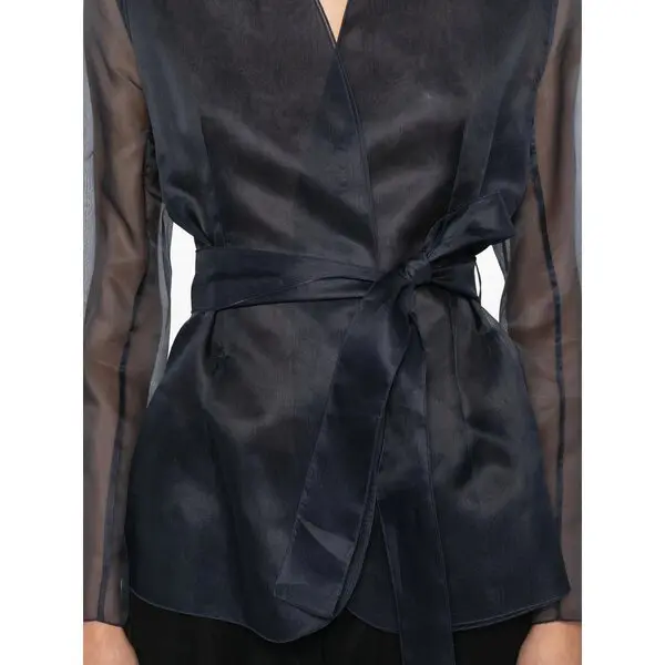 Antonelli Firenze Wrap-style Tie-waist Casual Jacket