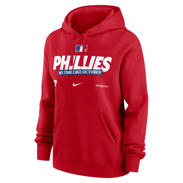Nike Philadelphia Phillies 2026 Postseason Authentic Collection Mlb Pullover Hoodie - Red