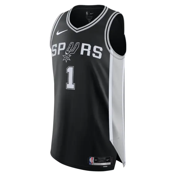 Nike Spurs Icon Edition 2020 Nba Authentic Jersey - Black