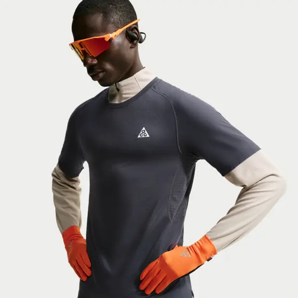 Nike Solar Chase Dri-fit Adv Trail Running Top - Grey