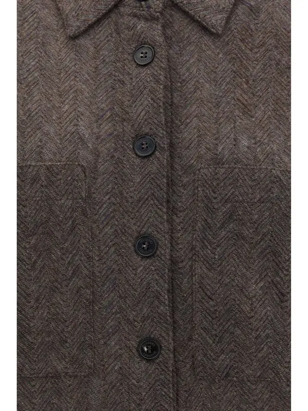 Missoni Cashmere-blend Zig Zag Shirt