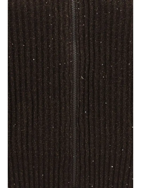 Brunello Cucinelli Ribbed Zip Sweater