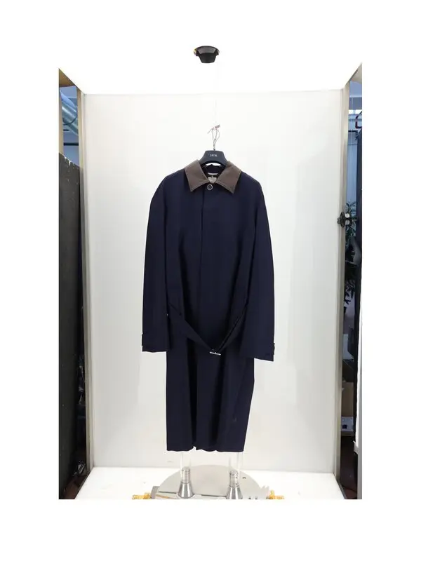 Dior Trench Lana/pelle Must Buy - Blue