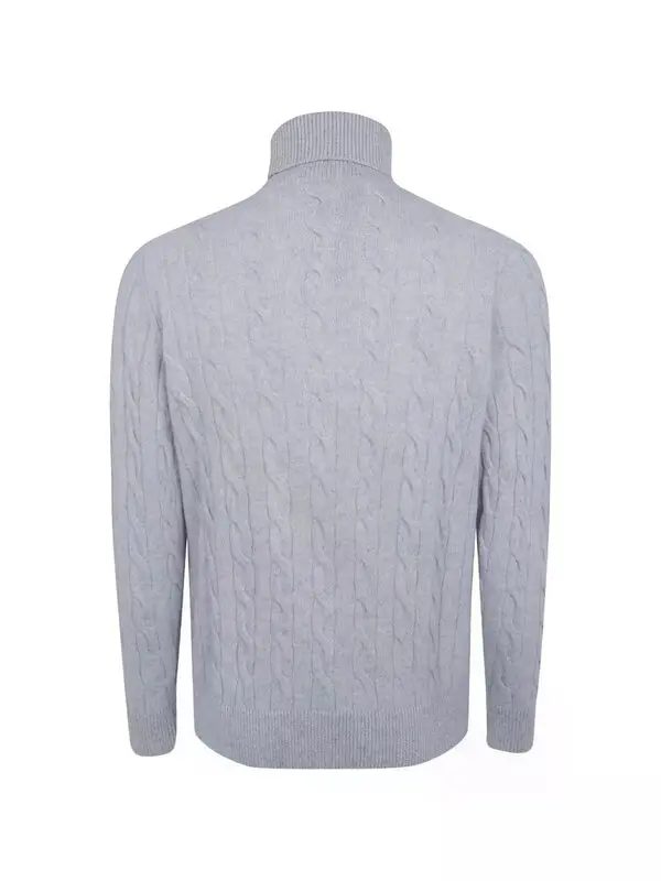 FILIPPO DE LAURENTIIS Cable-knit Roll-neck Sweater