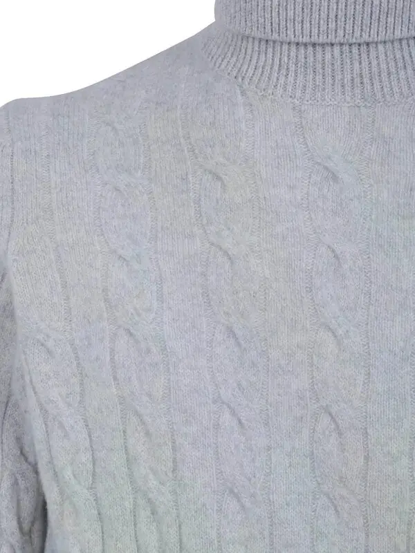 FILIPPO DE LAURENTIIS Cable-knit Roll-neck Sweater