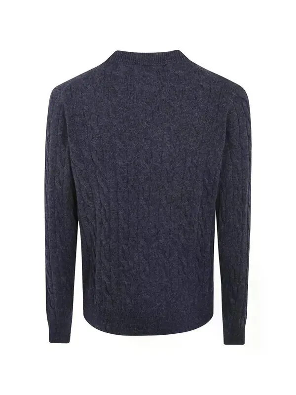 FILIPPO DE LAURENTIIS Cable-knit Wool Sweater