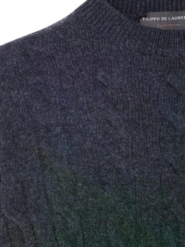 FILIPPO DE LAURENTIIS Cable-knit Wool Sweater