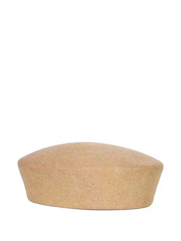 Ruslan Baginskiy Logo-embroidered Felt Pillbox Beret