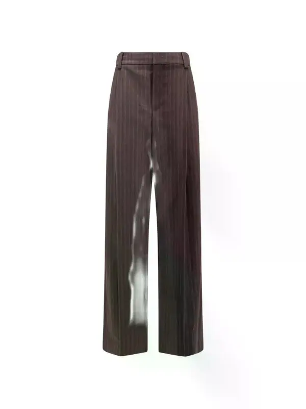 Vince Pinstriped Wide-leg Trousers