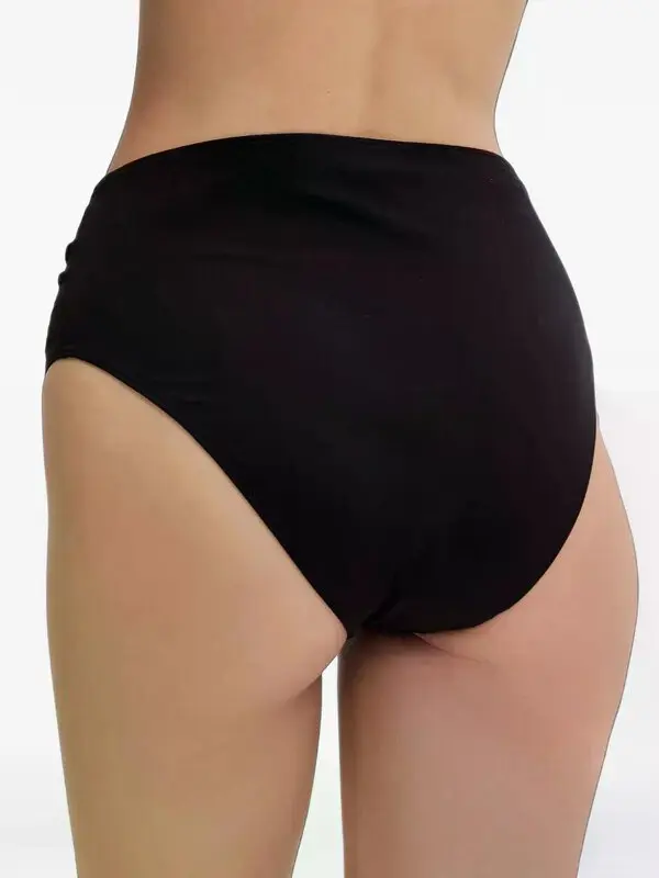 Chantelle Eclipse Croc-effect Ring-detail Bikini Bottoms