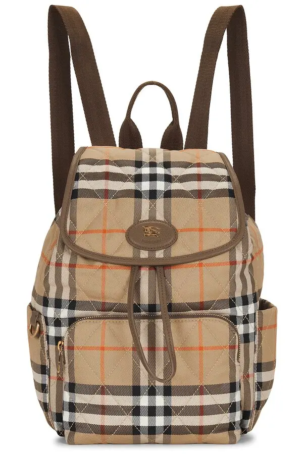 Burberry Horseshoe Backpack In Tan - Sand