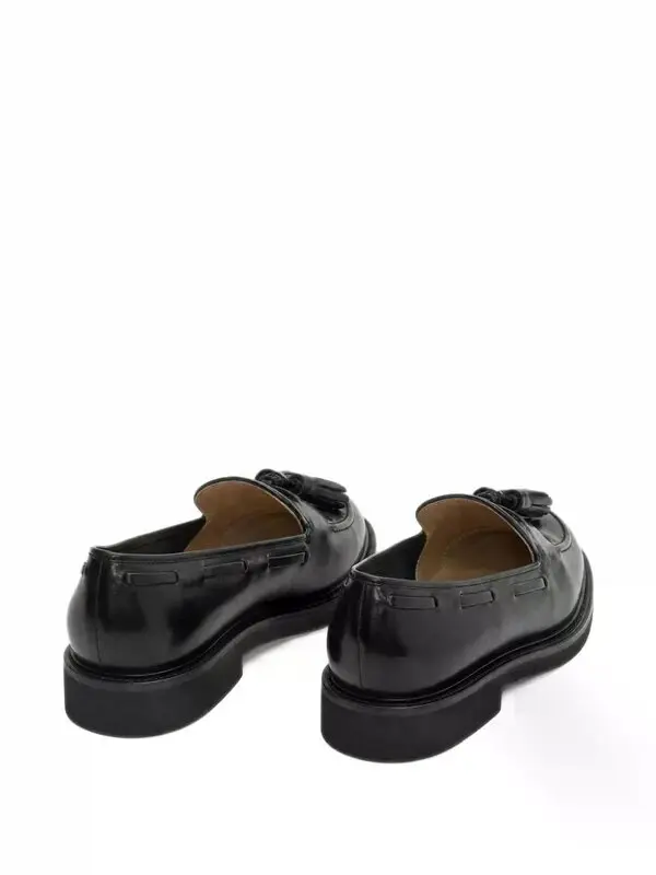 ANNA F. Tassel-detail Leather Loafers