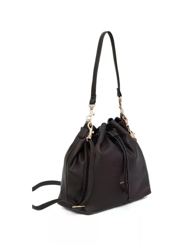 JOOP! Grained-effect Drawstring Bucket Bag