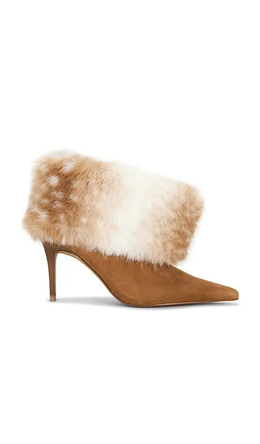 Steve Madden Enella Faux Fur Boot In Tan