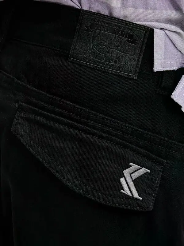 KARL KANI Logo-embroidered Cargo Pants
