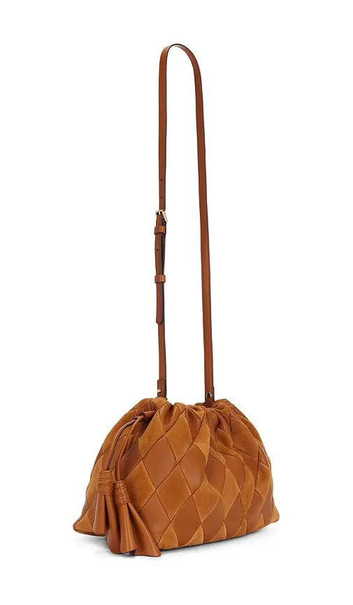 Zimmermann Cloud 91 Medium Clutch Bag In Tan - Caramel