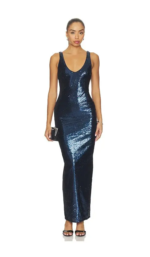 Nbd Janhvi Maxi Dress - Navy