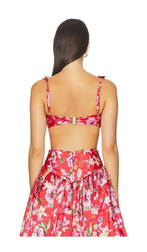 PatBO Peony Sequin Top