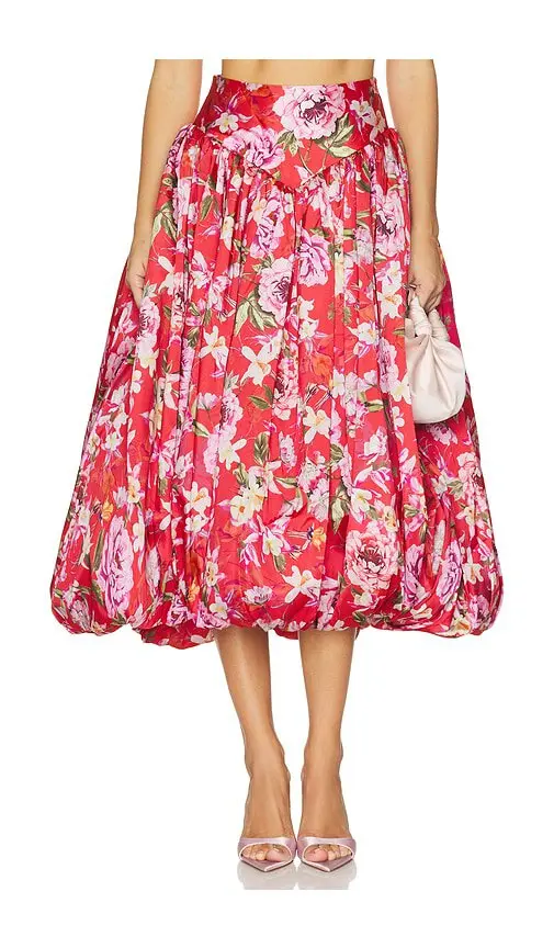 PatBO Peony Midi Skirt