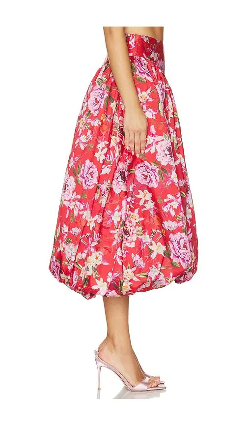 PatBO Peony Midi Skirt