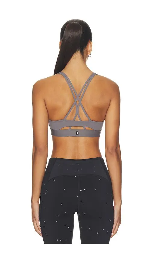 On Studio Bra In Charcoal