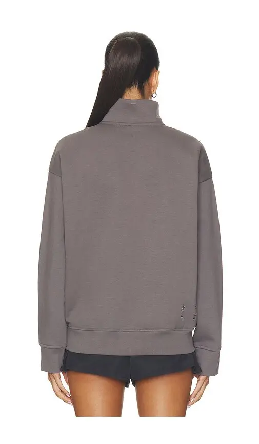 On Club Collective 1/4 Zip In Charcoal