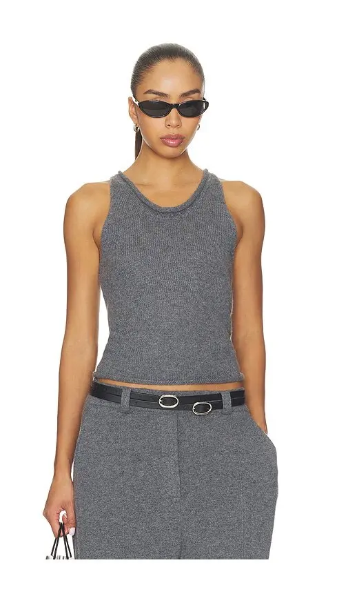 LISA YANG Hayda Top In Grey