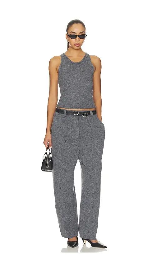 LISA YANG Hayda Top In Grey