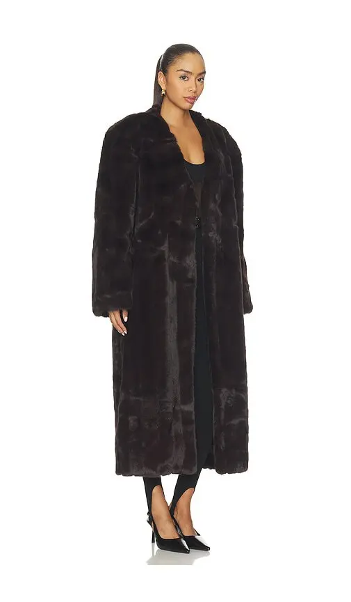 Source Unknown Dhanila Faux-fur Coat