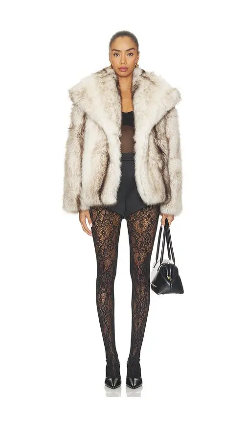 Wolford Infinite Rose Net Tights