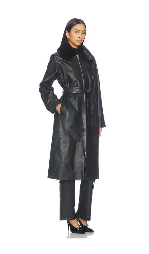 Samsøe Samsøe Sajuniper Shearling Coat