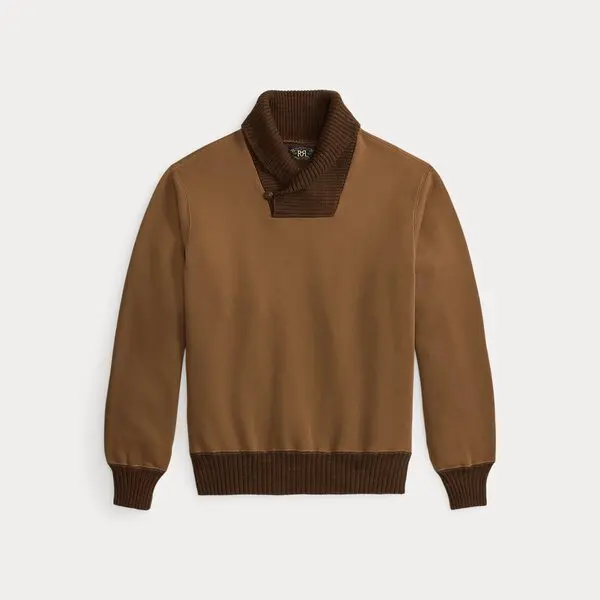 Ralph Lauren Garment-dyed Fleece Shawl Sweatshirt