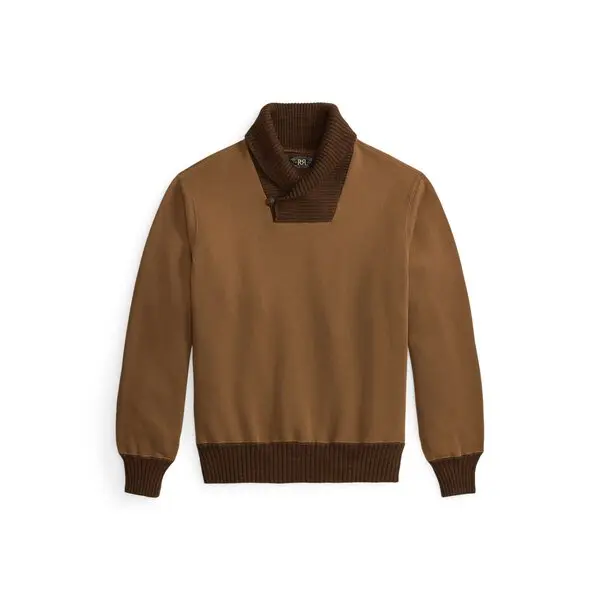 Ralph Lauren Garment-dyed Fleece Shawl Sweatshirt