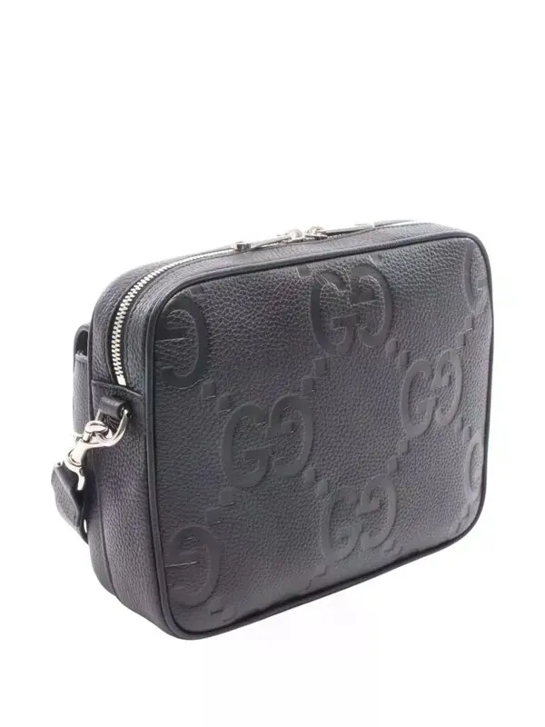 Gucci 2000-2015 Small Jumbo Gg Embossed Leather Crossbody Bag