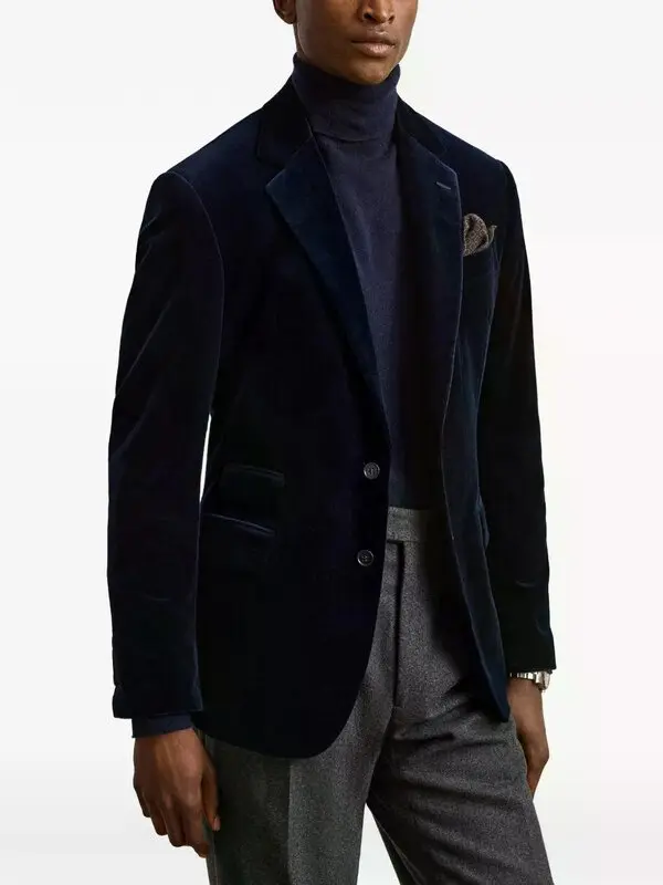 Ralph Lauren Purple Label Kent Velvet Blazer