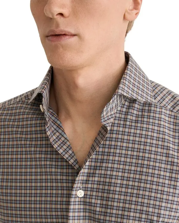 Eton Cotton Contemporary Fit Check Shirt