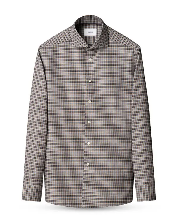 Eton Cotton Contemporary Fit Check Shirt