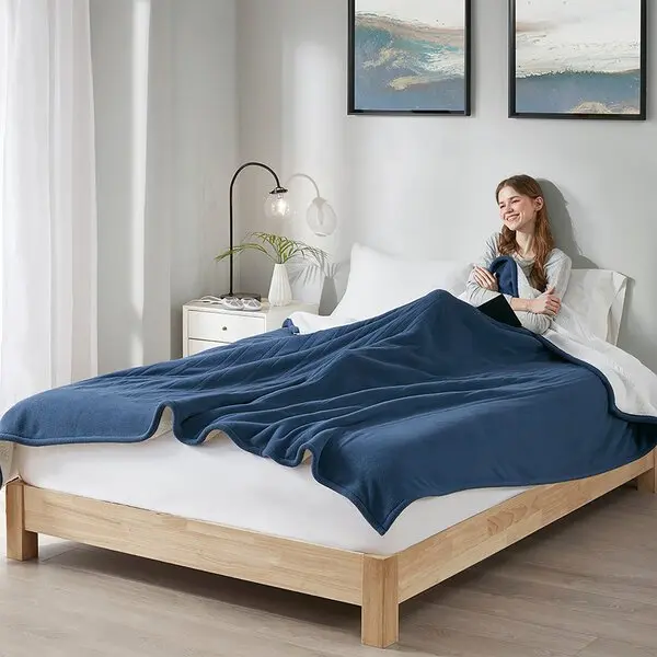 BEAUTYREST Serta Fleece To Sherpa Heated Blanket, Full