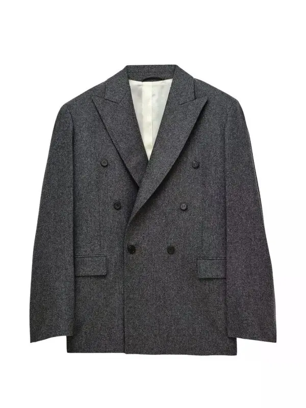 Carven Double-breasted Peak-lapel Blazer
