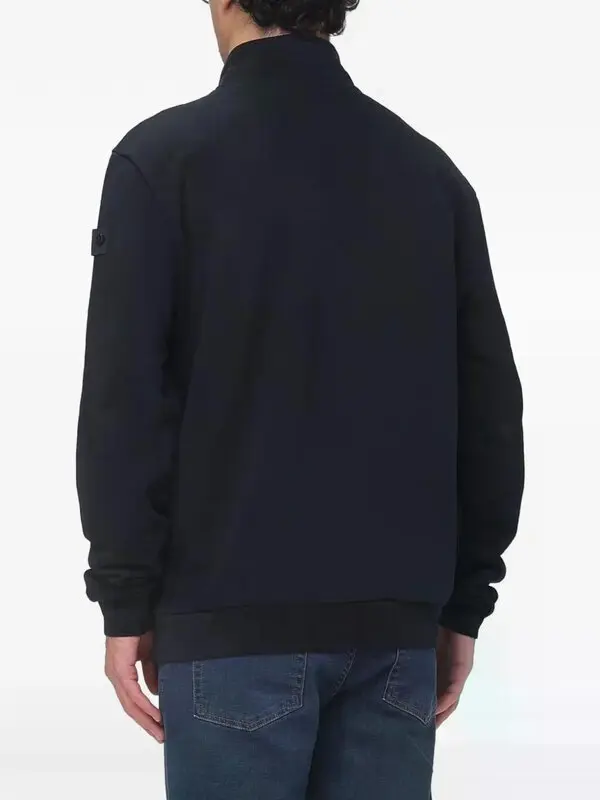 Peuterey Quarter-zip Logo-patch Sweatshirt