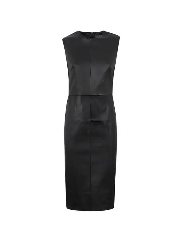Stouls Midi Evita Sleeveless Leather Dress
