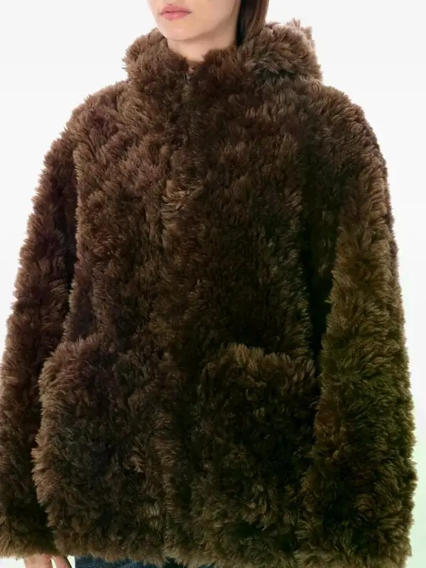 URBANCODE Vegancode Hooded Faux-fur Coat