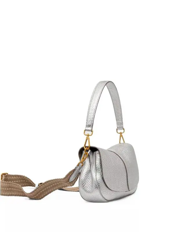 GIANNI CHIARINI Helena Round Grainy-leather Shoulder Bag
