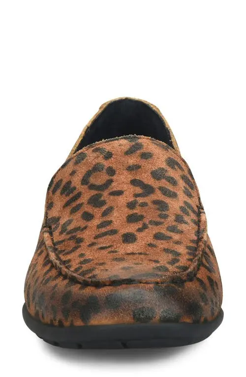 BØRN Fawn Loafer - Natural Leopard Suede
