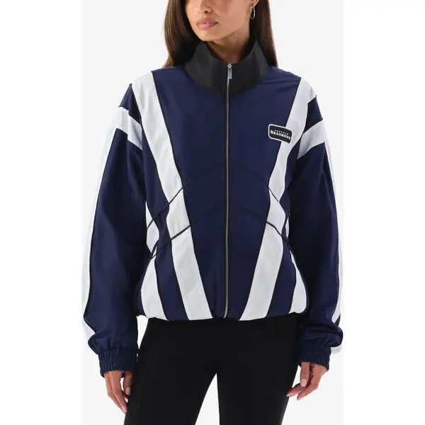 OFF SEASON Colorblock Windbreaker Jacket - Navy