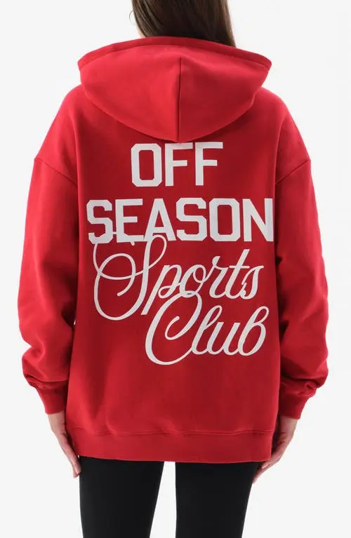 OFF SEASON Graphic Oversized Hoodie