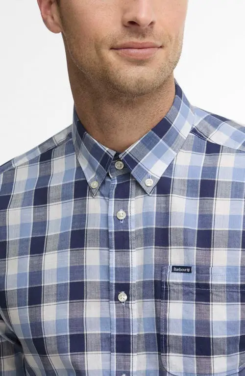 Barbour Harwood Gingham Tailored Fit Button Down Shirt