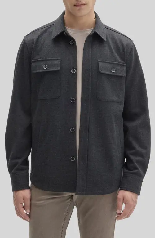 Robert Barakett Gibbs Button Front Jacket - Graphite