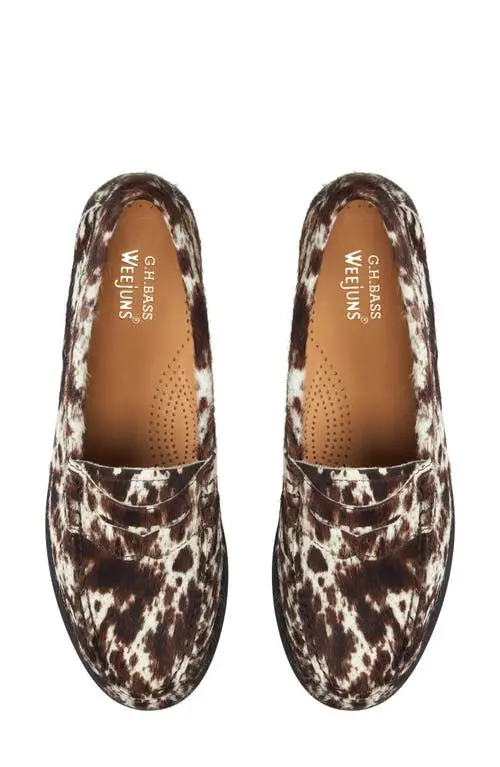 G.H.BASS Whitney Weejuns® Genuine Calf Hair Loafer