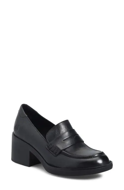BØRN Valeria Loafer - Black Leather